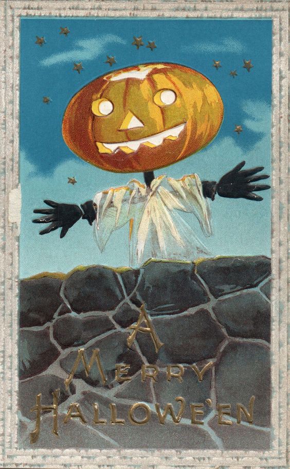 vintage Halloween postcards – Halloween Horror Haiku