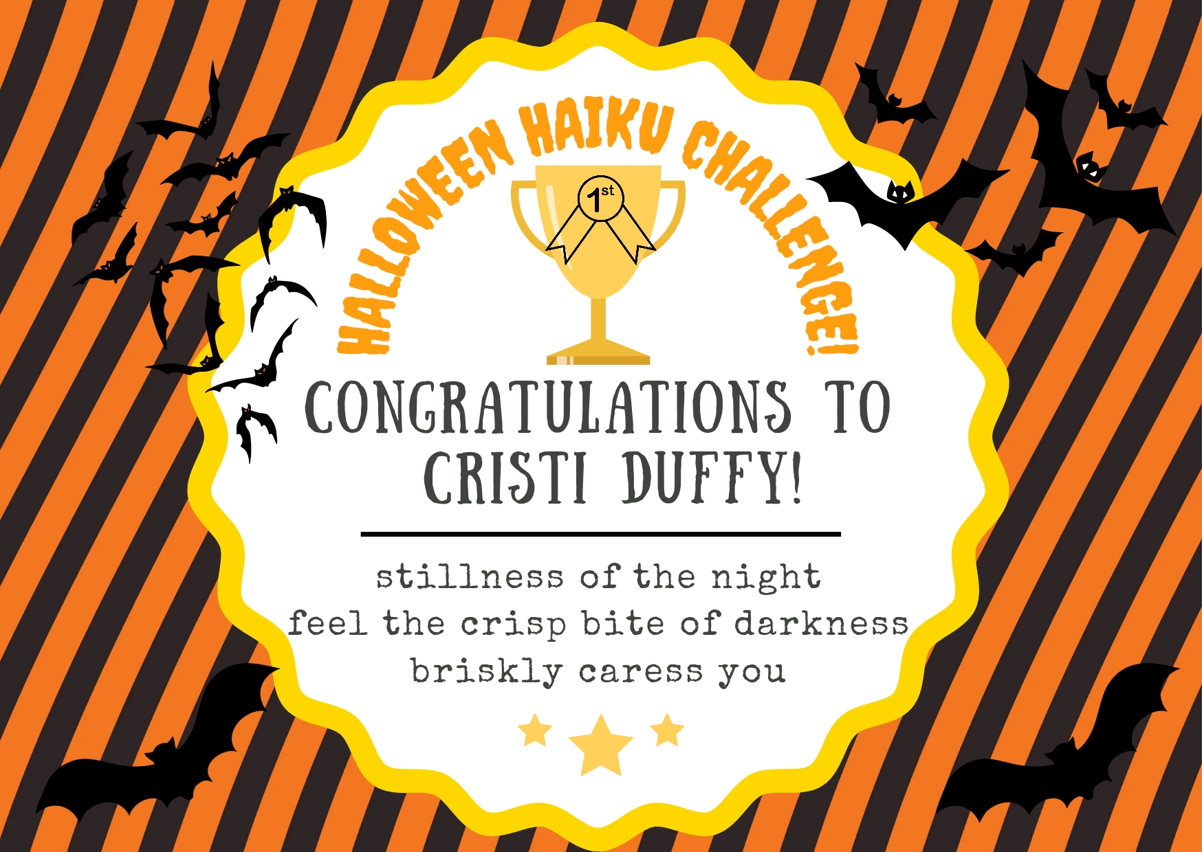 Congratulations to our Halloween Haiku Challenge winners! – Halloween ...